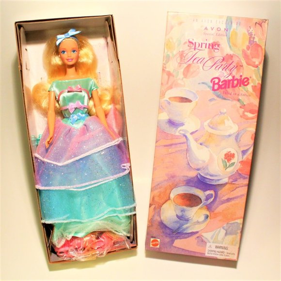 Barbie | Toys | Vintage Circa 997 Barbie Spring Tea Party Collectible ...